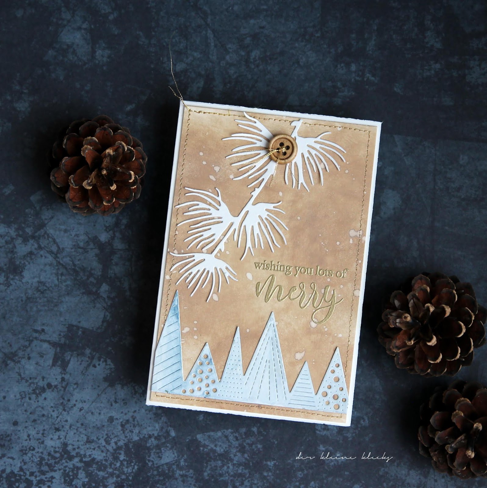 der kleine klecks: Pine branch {Penny Black}