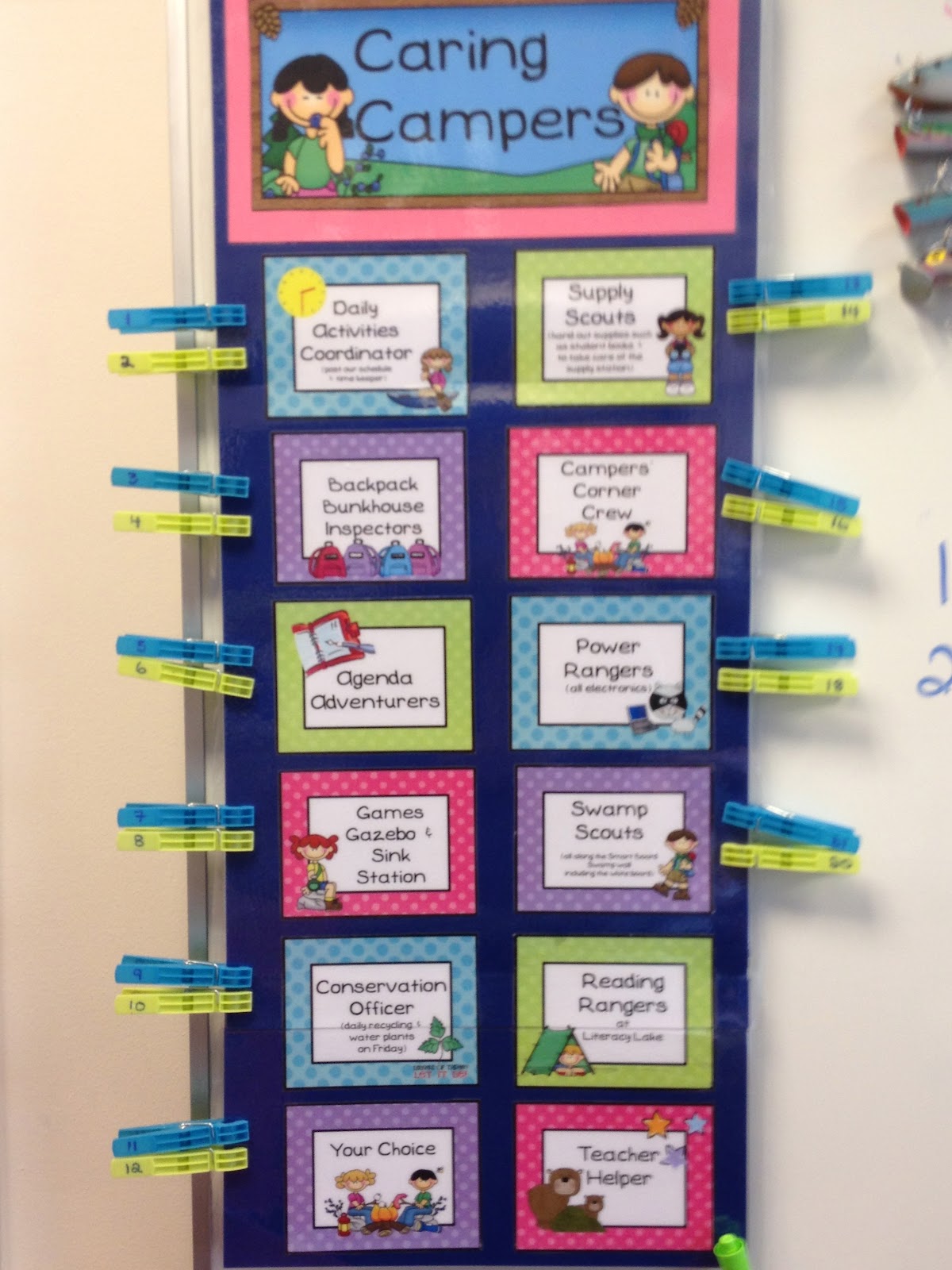 travelnteach: camping class theme