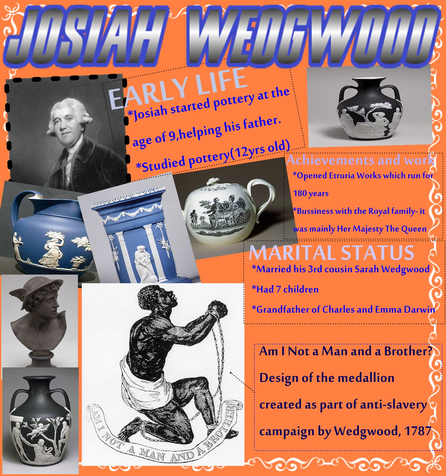 11mlazarRailwayHistory: Josiah Wedgwood-Poster