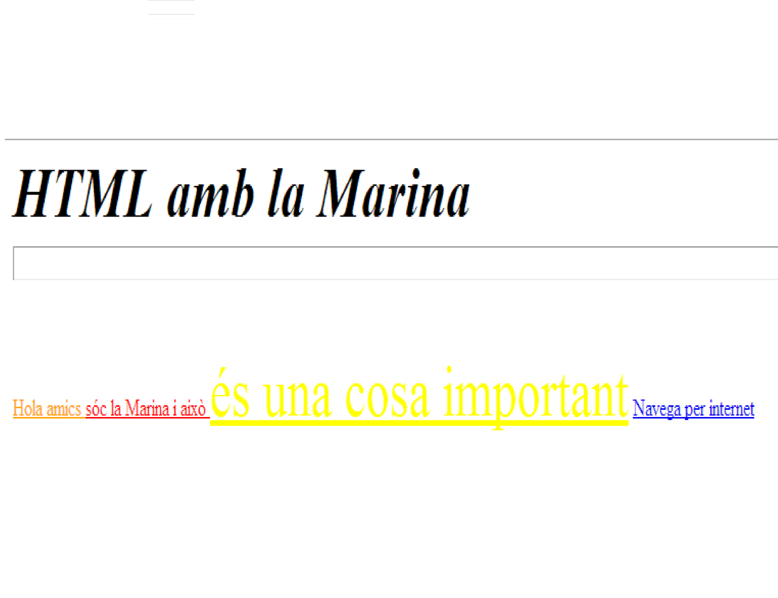 Tempesta tecnològica: LLenguatge html