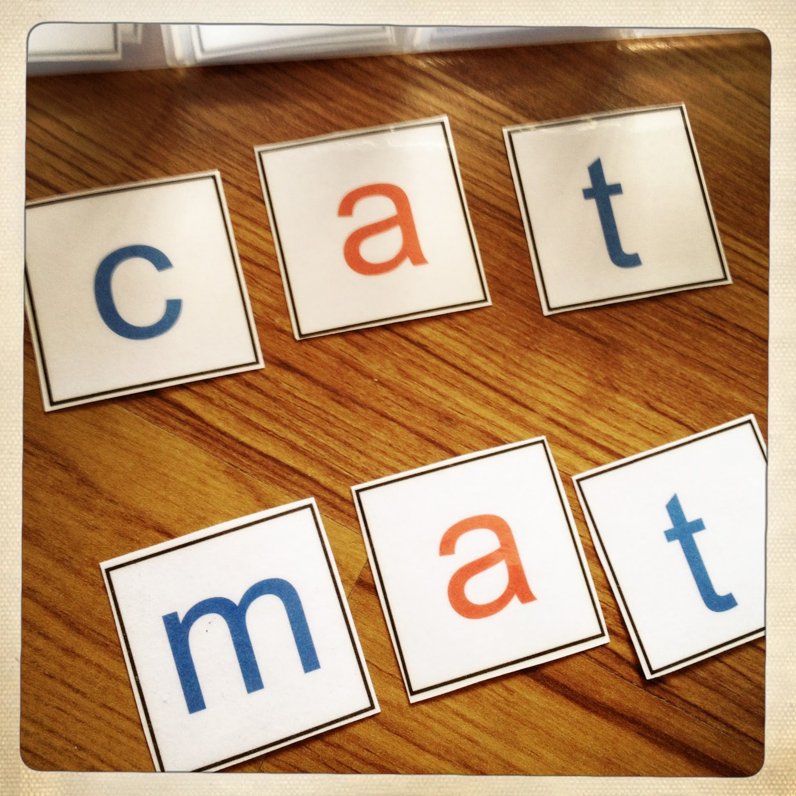 Homeschool@sg: Montessori: DIY Movable Alphabet