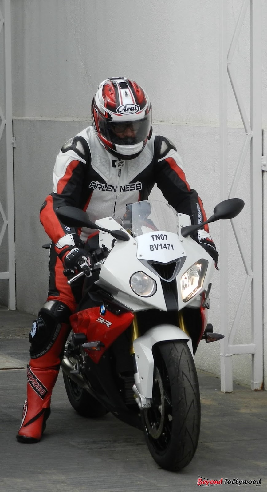 Tollypicz: Ajith With His BMW 1000cc Bike Photos
