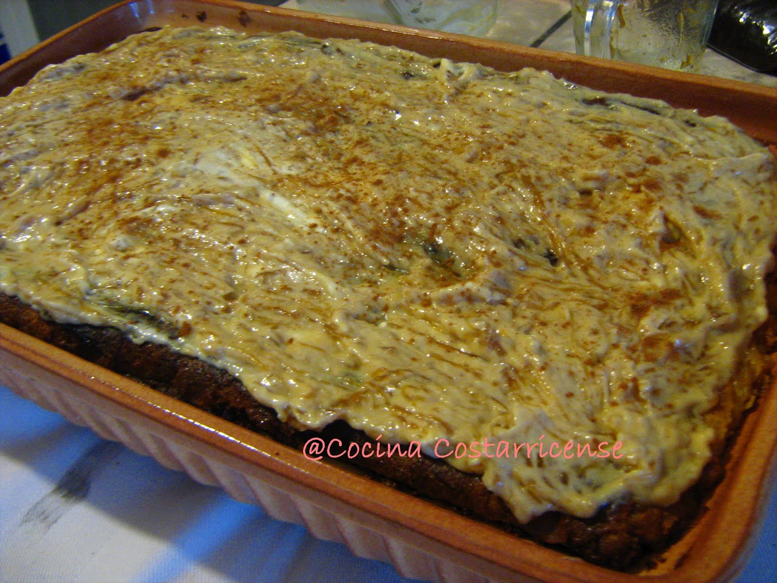 Cocina Costarricense: budín de chiverre
