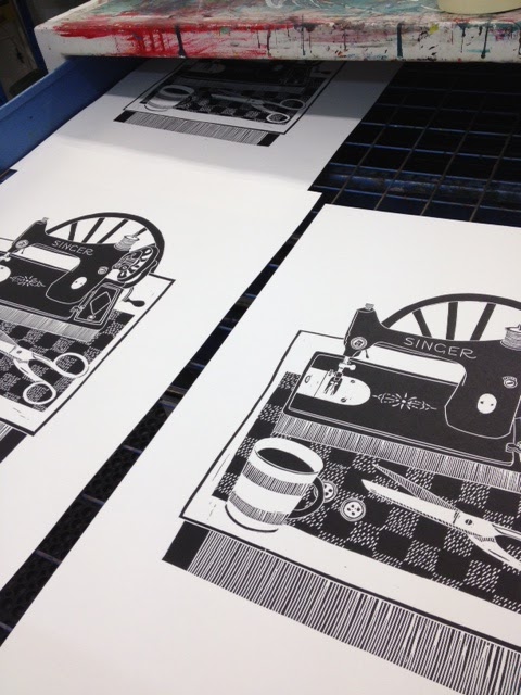 jan brewerton: January print