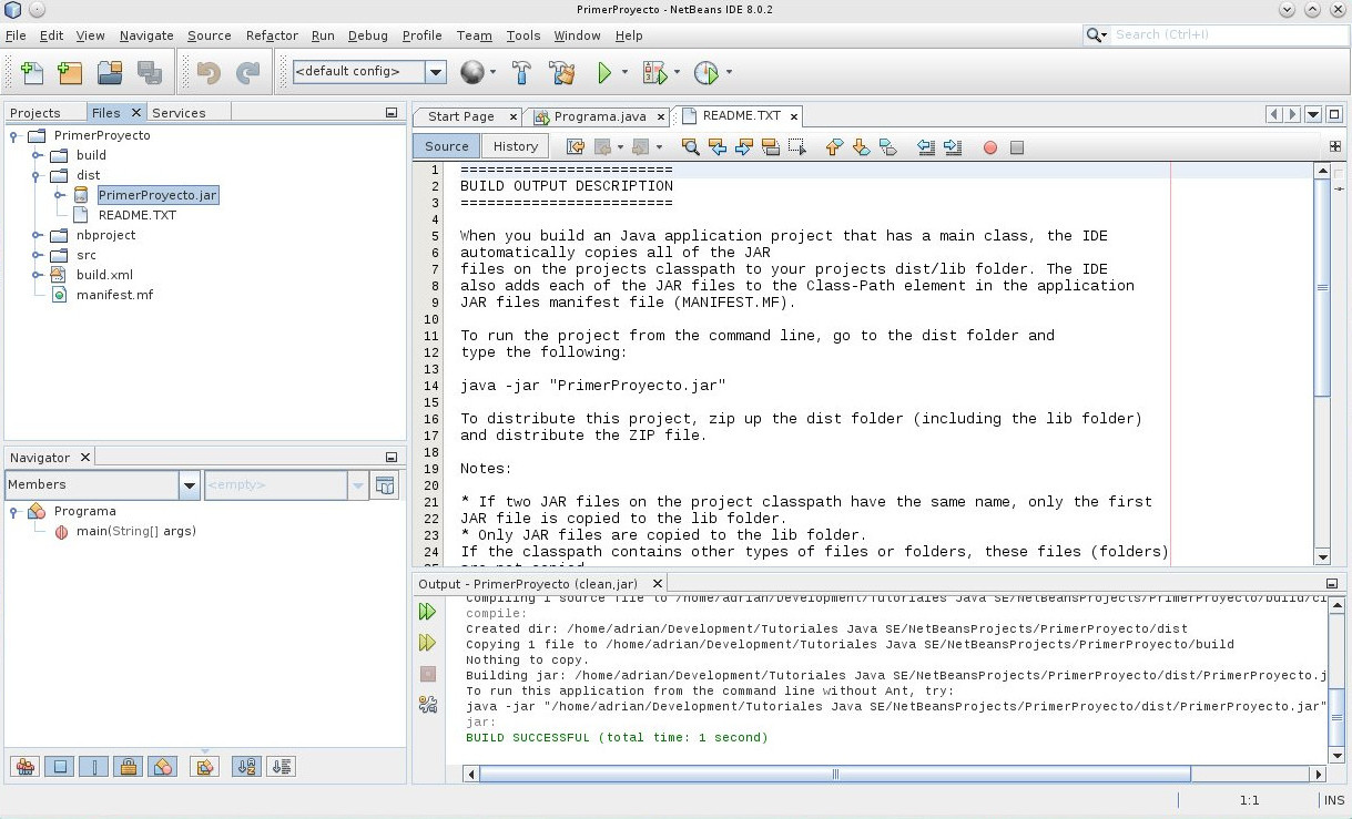 Tutoriales Java SE: Tutorial 04 - Despliegue y ejecución de ...