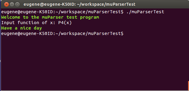 Современные вычислительные технологии: muParser