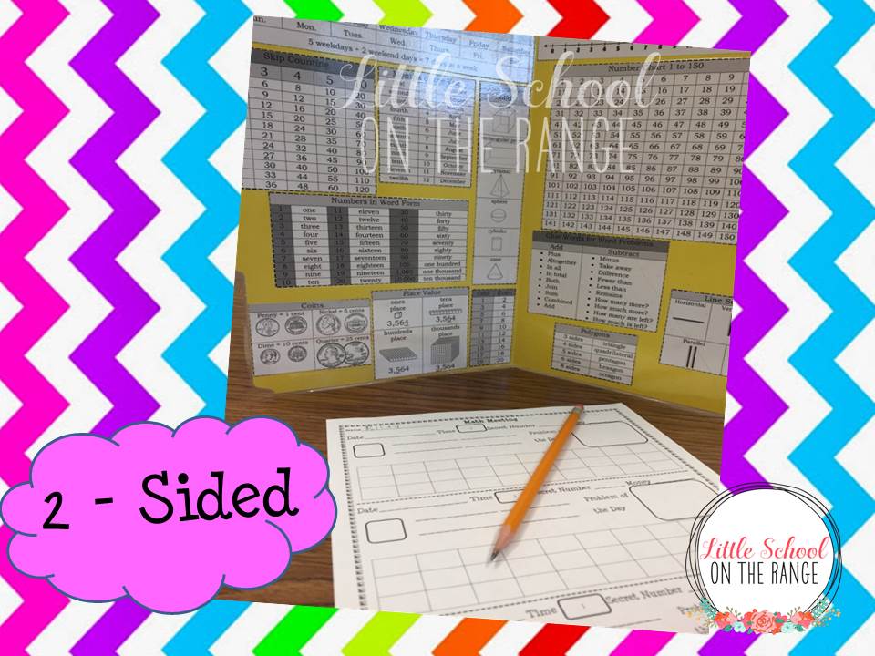 Little School on the Range: Math Resource Folders