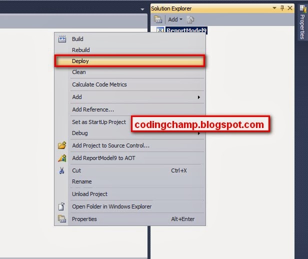 Coding Champ: SSRS Reports In Microsoft Dynamics AX 2012 Part 1