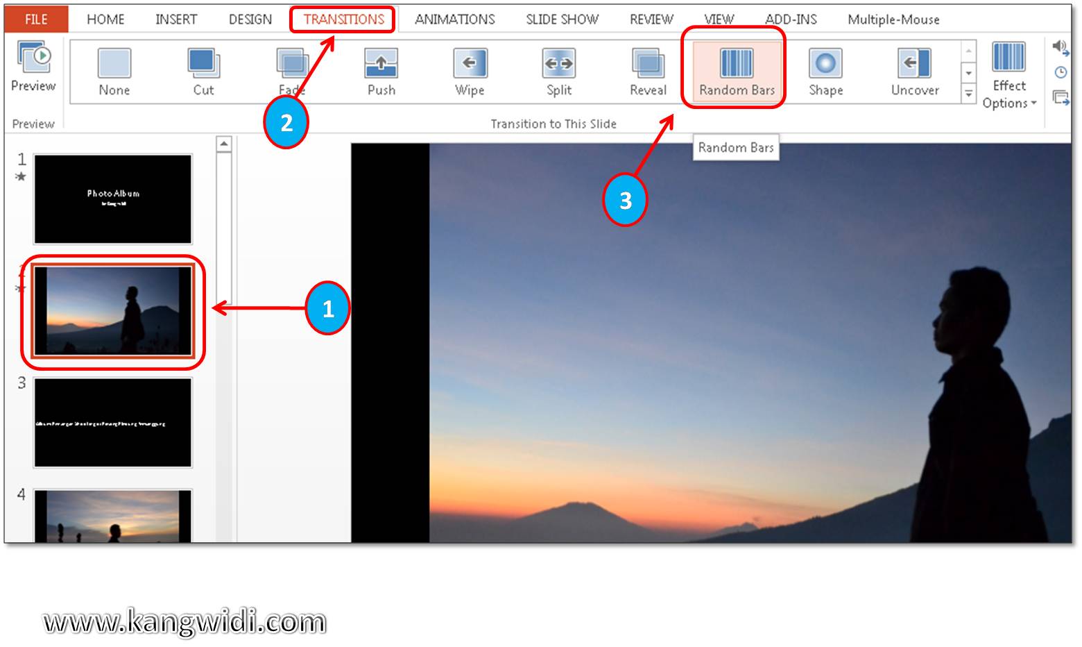 Cara Membuat Slide Photo dengan PowerPoint 2013 menjadi file Video MP4 ...