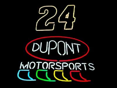 Wiki Neon Sign Blog: NASCAR #24 Jeff Gordon Dupont Motorsports Beer Bar ...