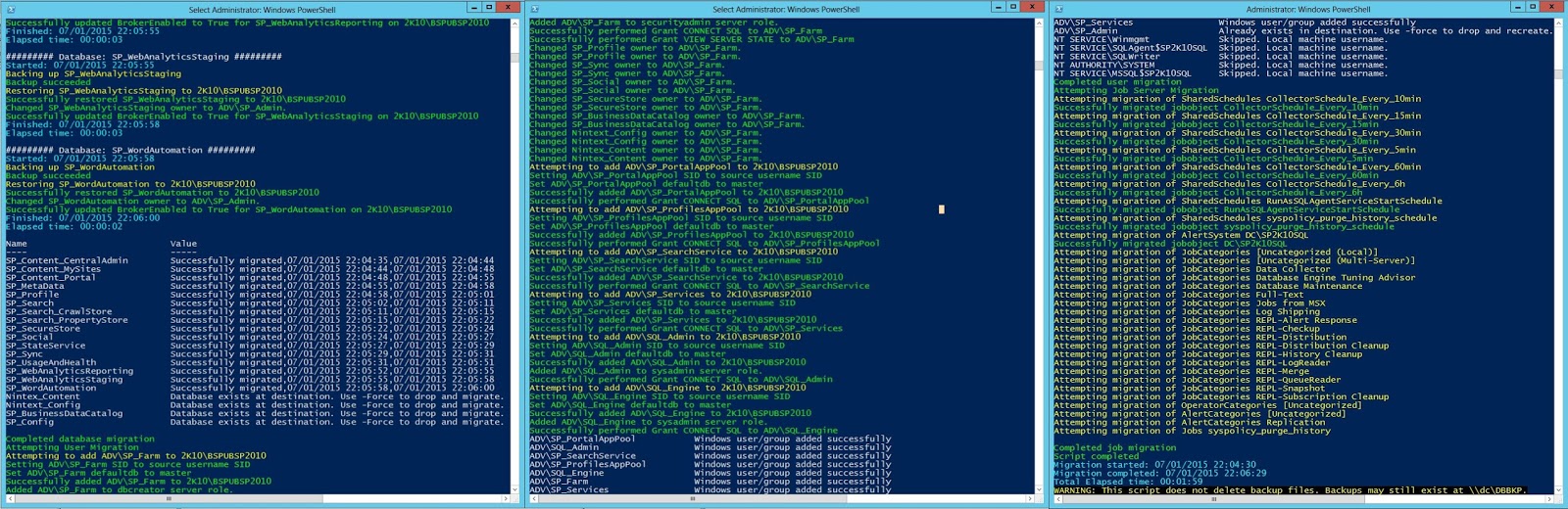 Sharepoint Trenches Migrate All Sharepoint Databases To New Sql Server With Minimum Clicking