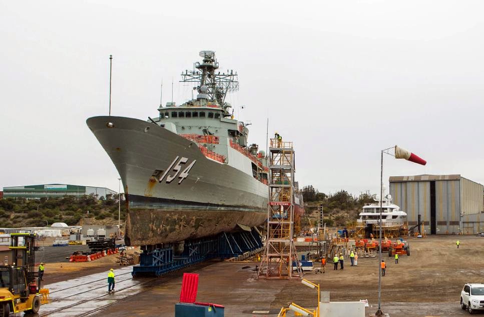 DEFENSE STUDIES: HMAS Parramatta Moves for ASMD Upgrade