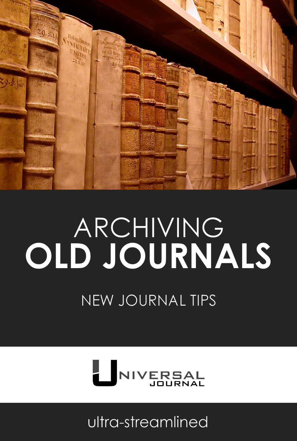 Archiving old bullet journals in your own catalog