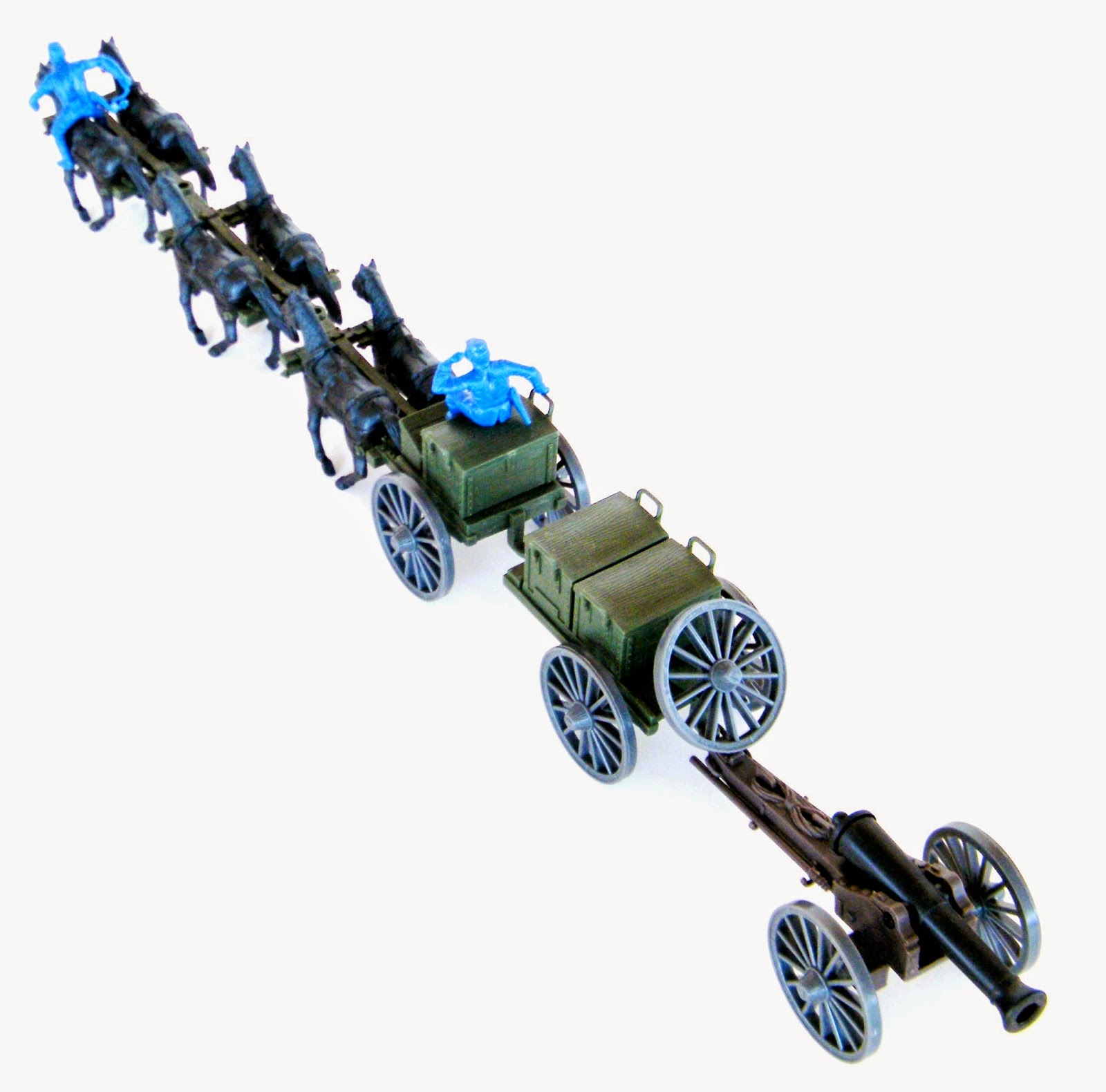 Toys and Stuff: Classic Toy Soldiers Union 6-Horse Limber, Caisson, 24 ...