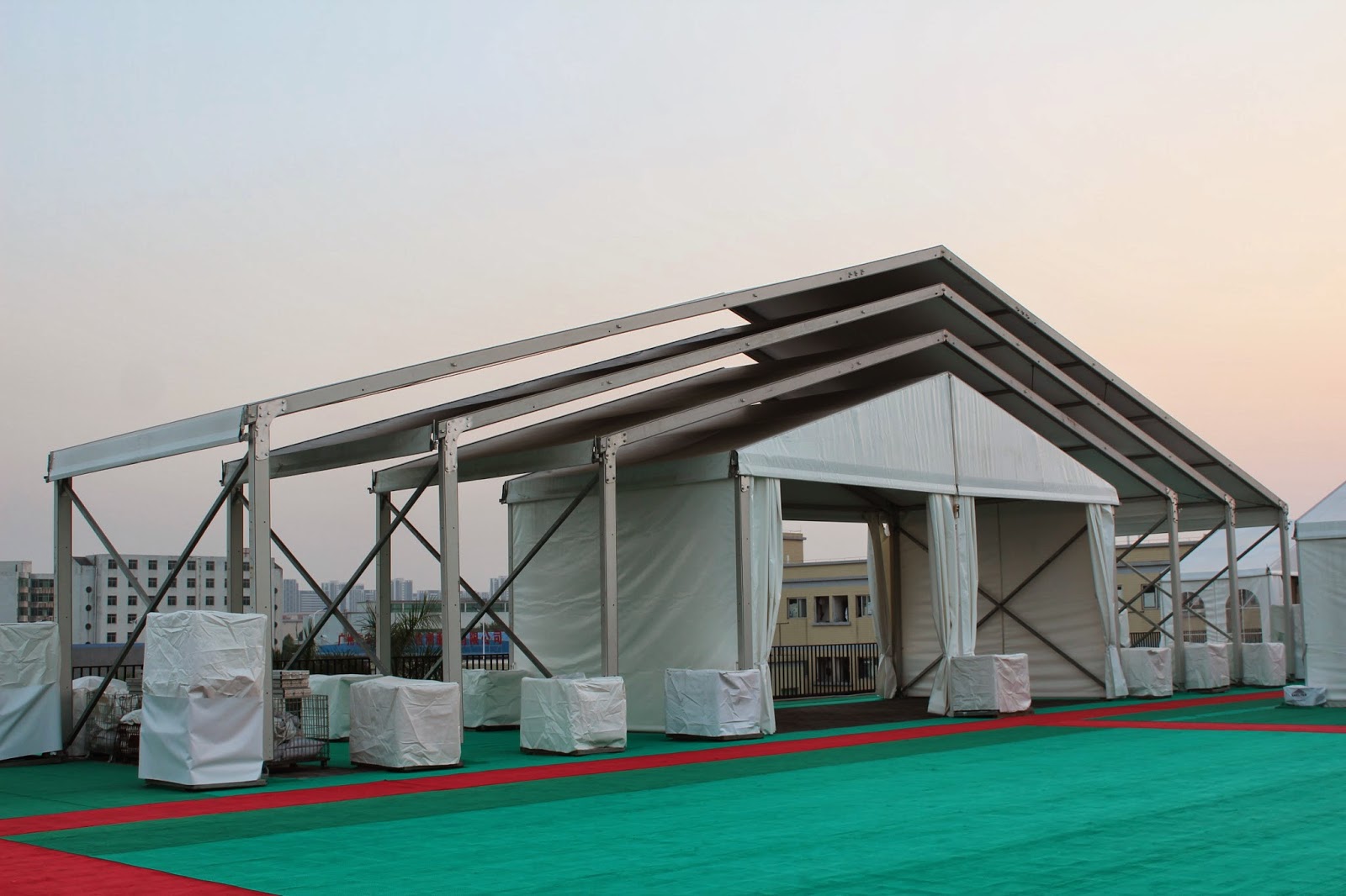 tension fabric buildings Natural ventilation Multi-functional facility ...