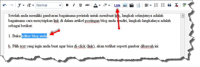 Cara Gampang Menciptakan Link Pada Artikel Blog Untuk Pemula | Sekolah ...