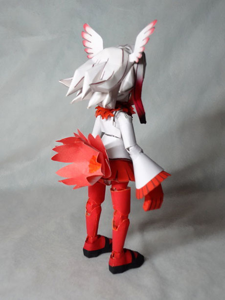 Kemono Friends: Crested Ibis Movable Papercraft | Paperized Crafts