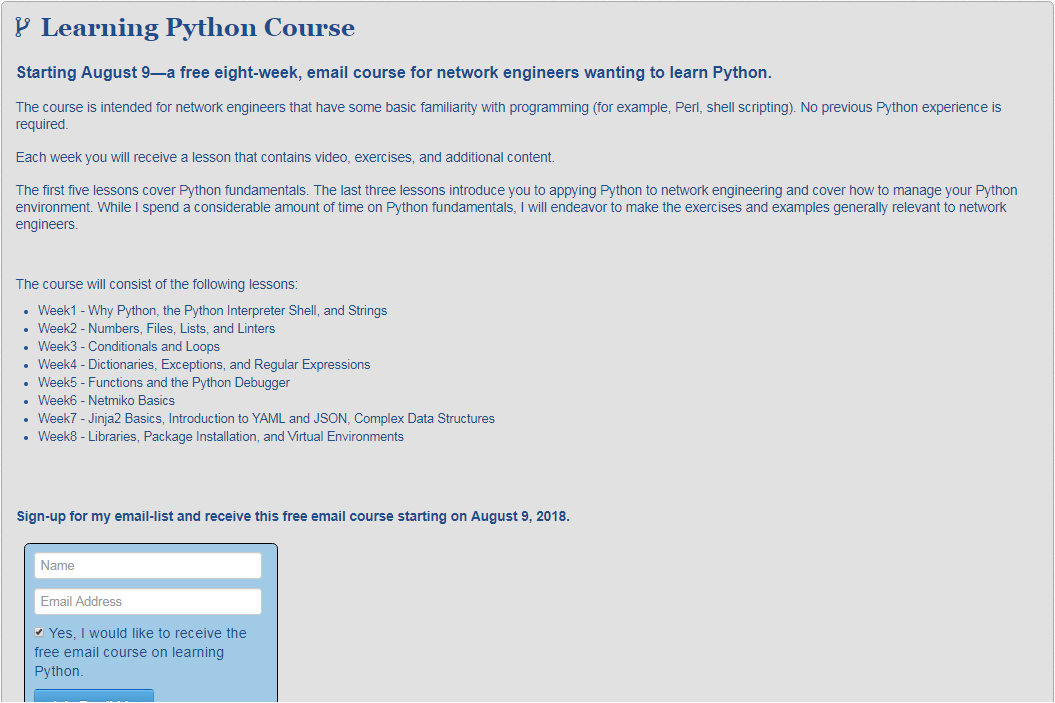 Café com Redes: Curso Python para engenheiros de redes (grátis)