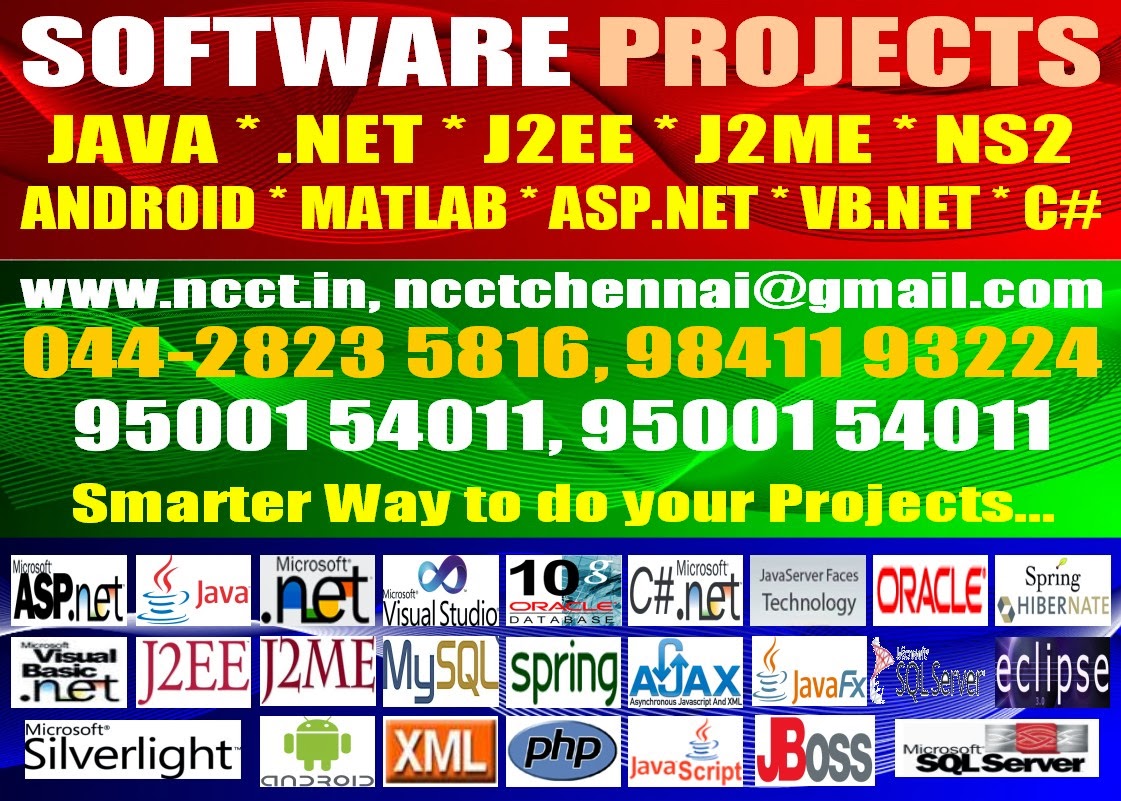 NCCT - PROJECT IMAGE GALLERY: NCCT Final Year Students Projects, IEEE Projects 2013 - Embedded ...