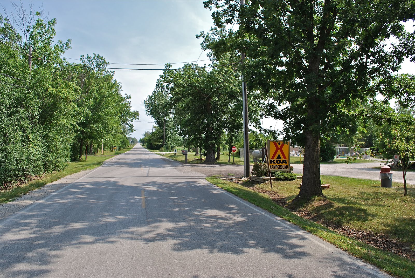 BLUE SKY AHEAD: Stony Ridge KOA, Perrysburg, Ohio