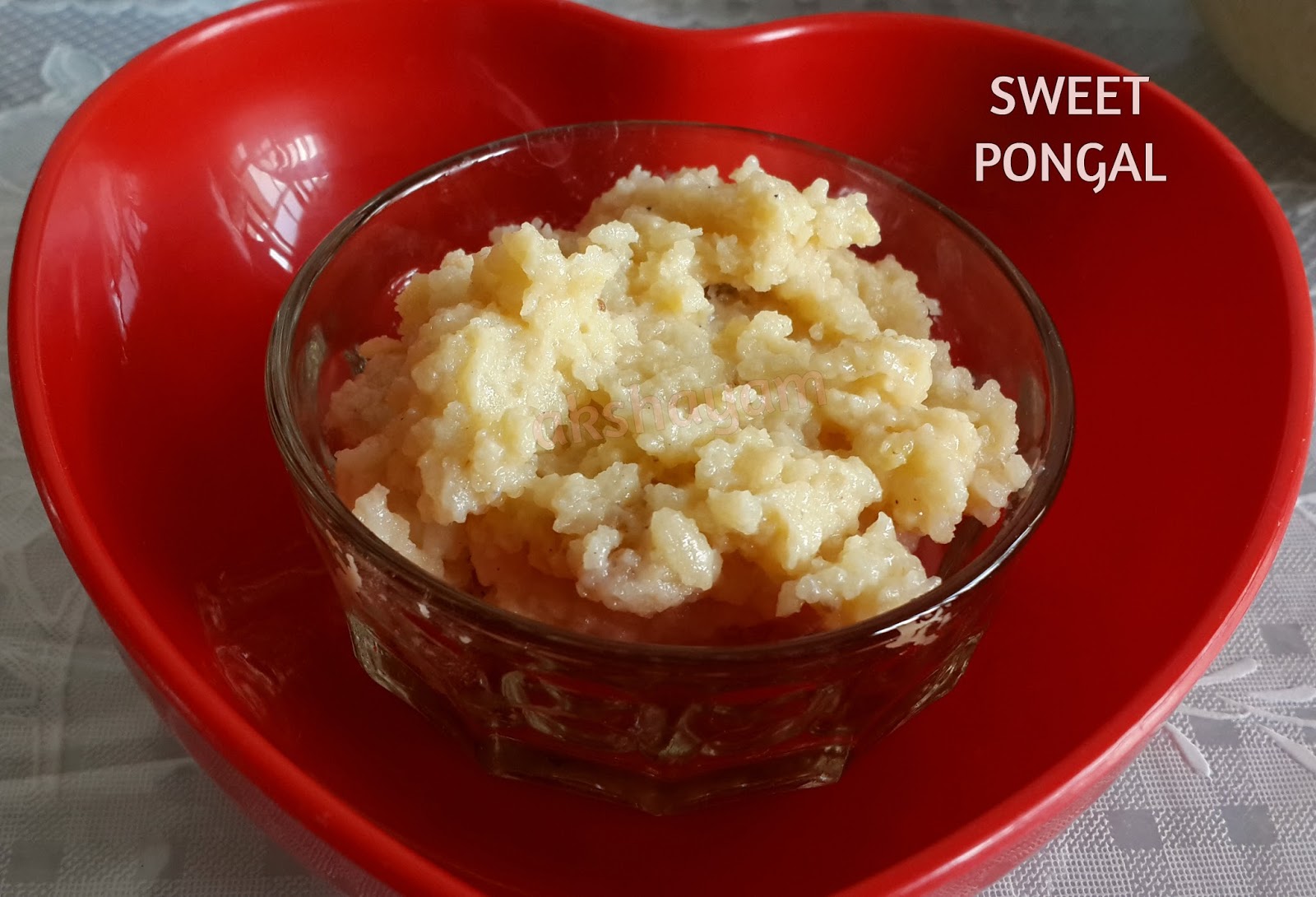 Sweet Pongal ~ Home cooking