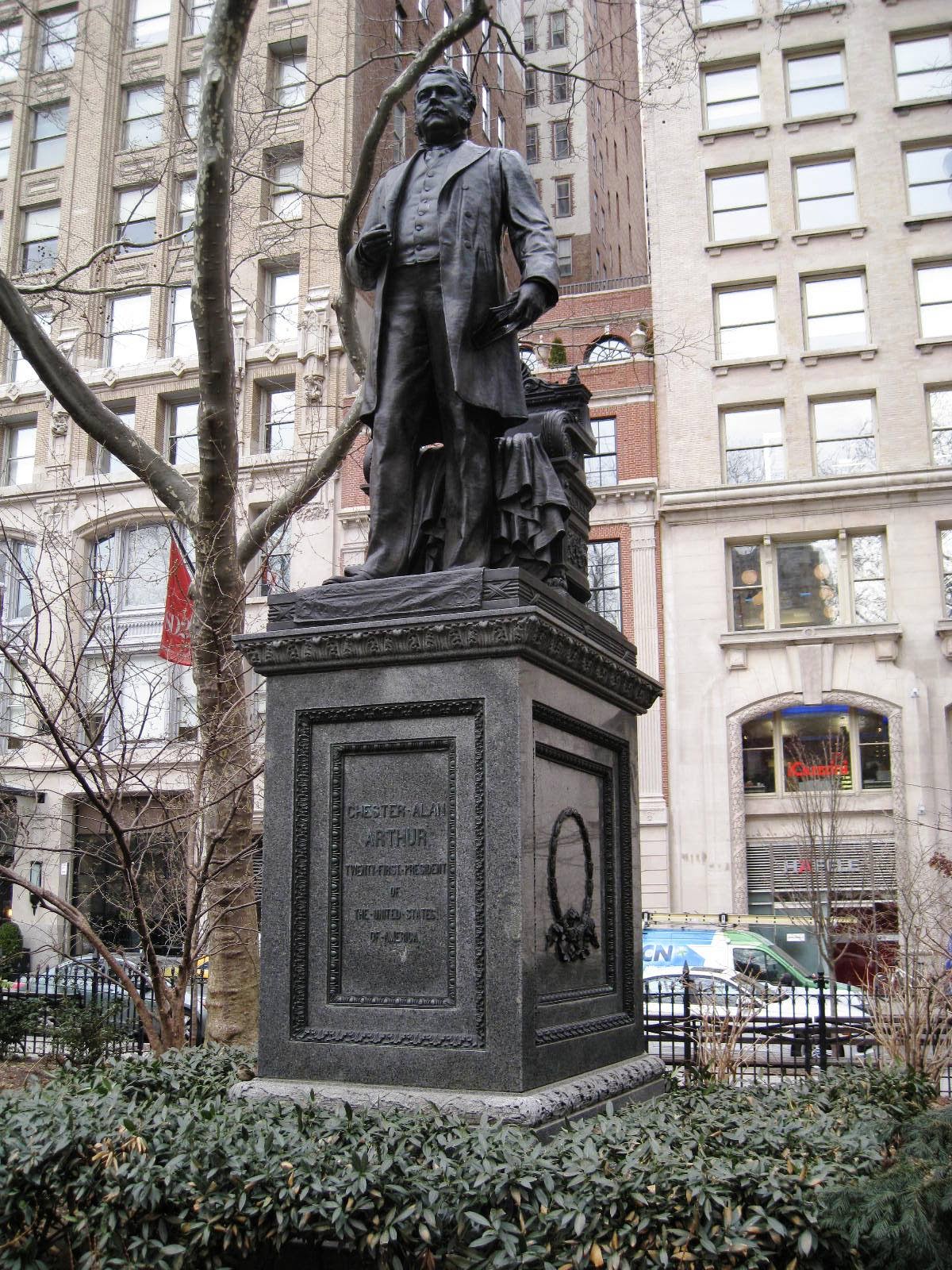 Daytonian in Manhattan: The Chester A. Arthur Statue -- Madison Square