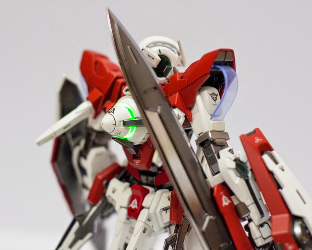 Custom Build: MG 1/100 Gundam Exia "Red" with LED