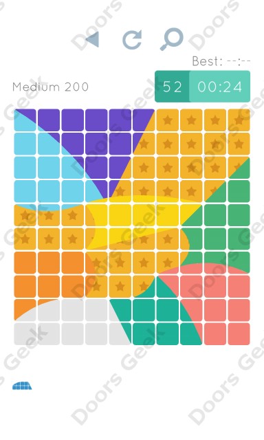 Blocks & Shapes [Medium] Level 200 Solution ~ Doors Geek