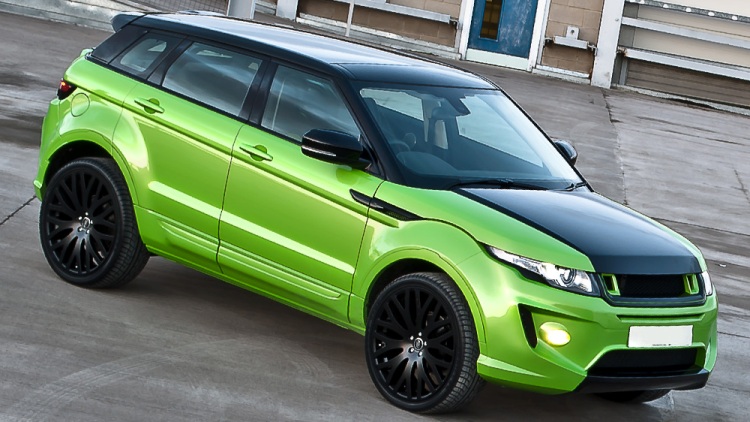 Range Rover Evoque RS250 Lamborghini Green Pearl by Kahn - Garage Car