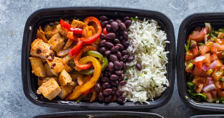 MEáL-PREP CHíCKEN BURRíTO BOWLS | Healthy Food Recipes