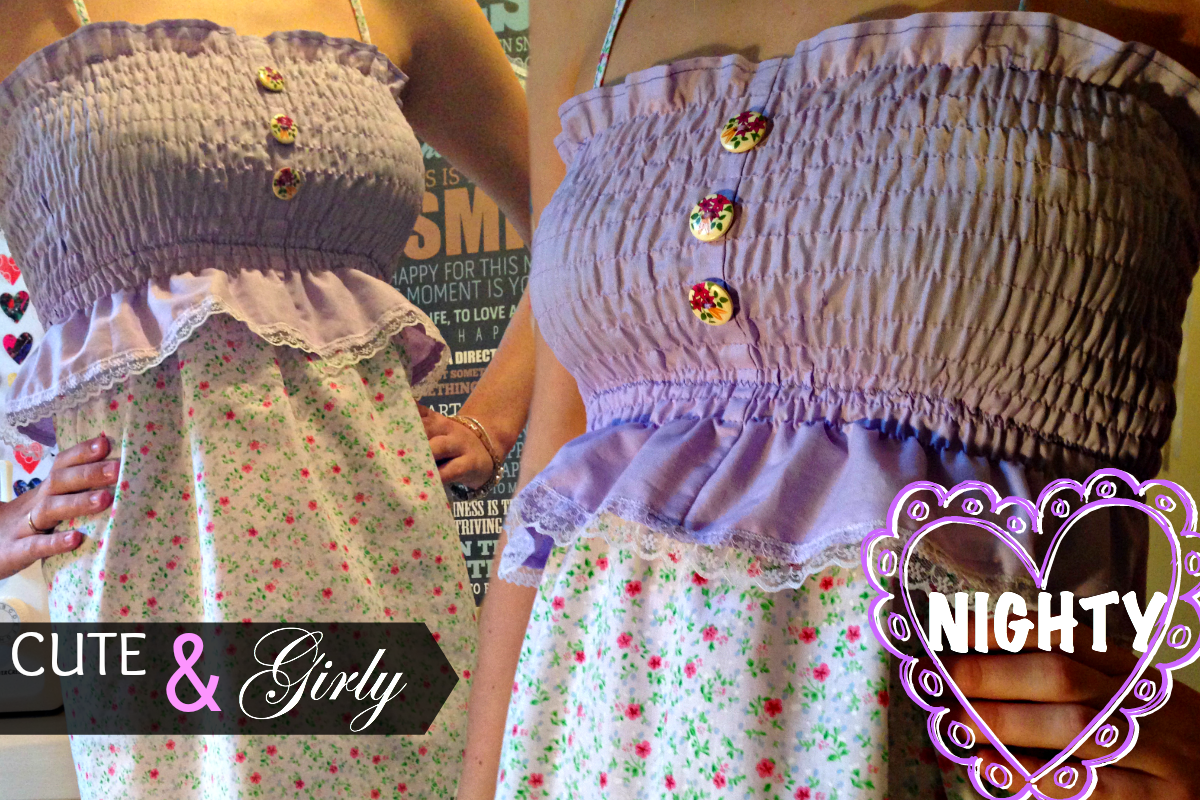 Girly and Romantic Nighty! - Sew Darn Neat | Sewing Blog