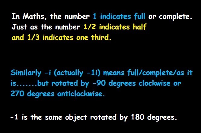 VISUALIZING MATHS & PHYSICS : SIGNIFICANCE OF '1' IN MATHS