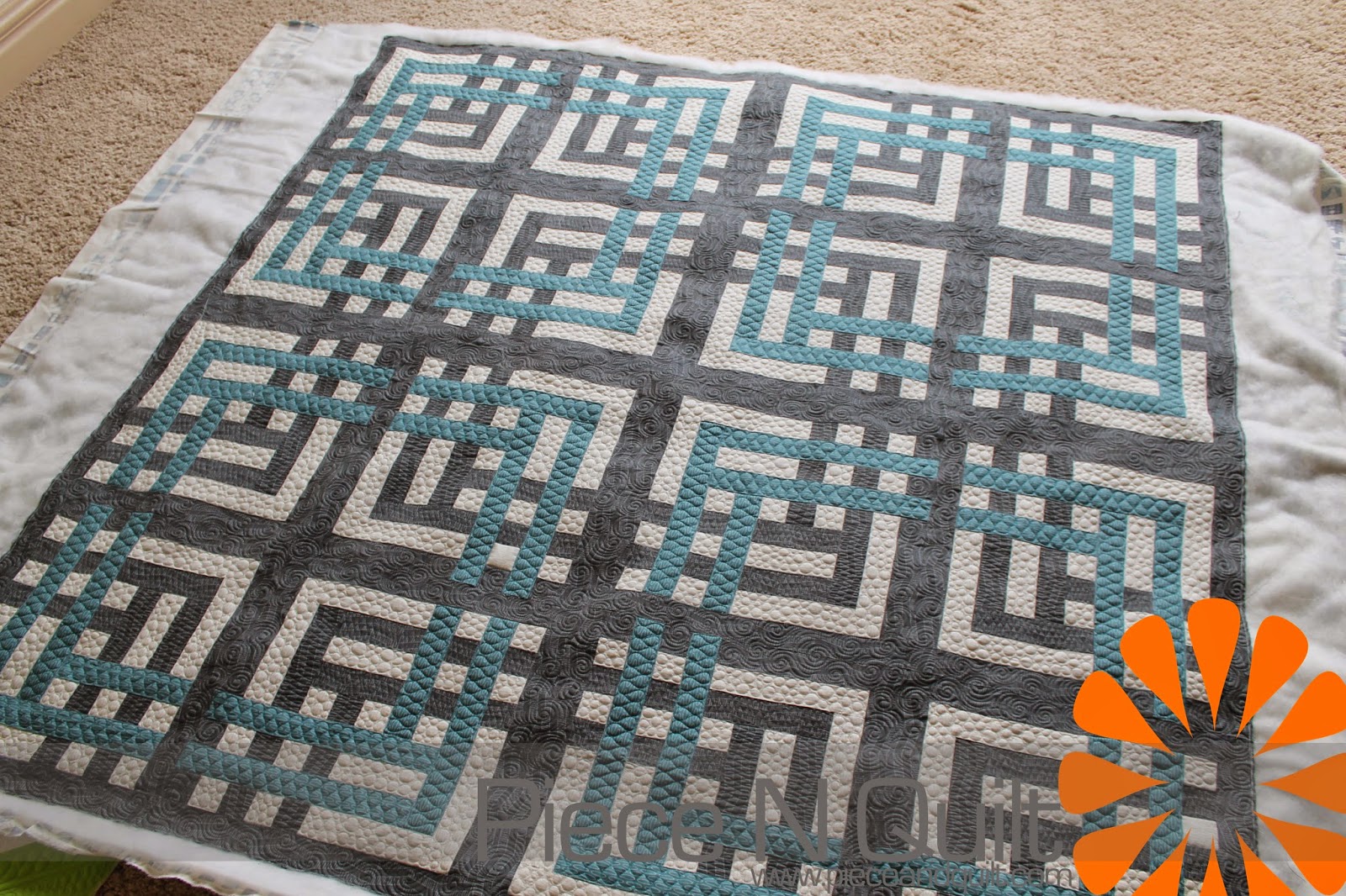 Piece N Quilt: A-Maze Me Quilt - Modern One-Block Quilts