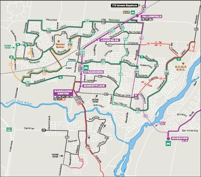 Public Transit in Ottawa: Southwest Transitway and Longfield Station ...