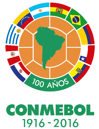 ESCUDOS DO MUNDO INTEIRO: CONMEBOL 100 ANOS