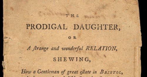 Patrick Spedding: The Prodigal Daughter; Or, Anna Taylor's Warning