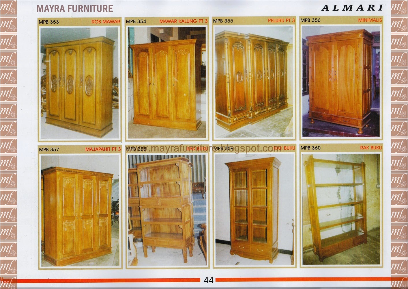 Katalog Mebel Almari - Pesona Bahari 2007 - Katalog Mebel Mayra Furniture