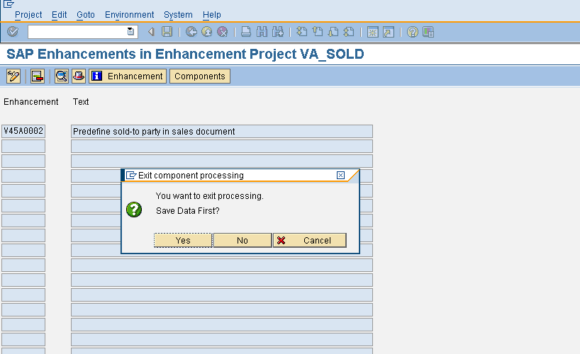 SAP TECH: Enhance the transaction 'VA01' , To set the default value to ...