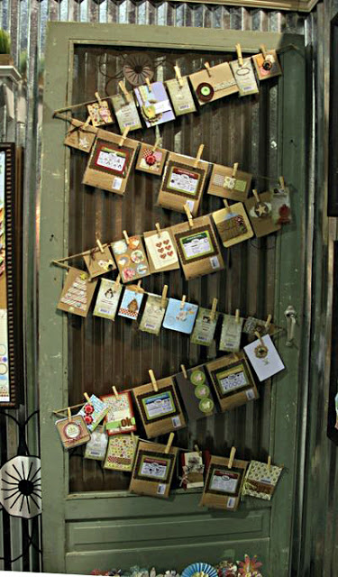 Old Doors as Displays and Room Dividers - Booth Crush