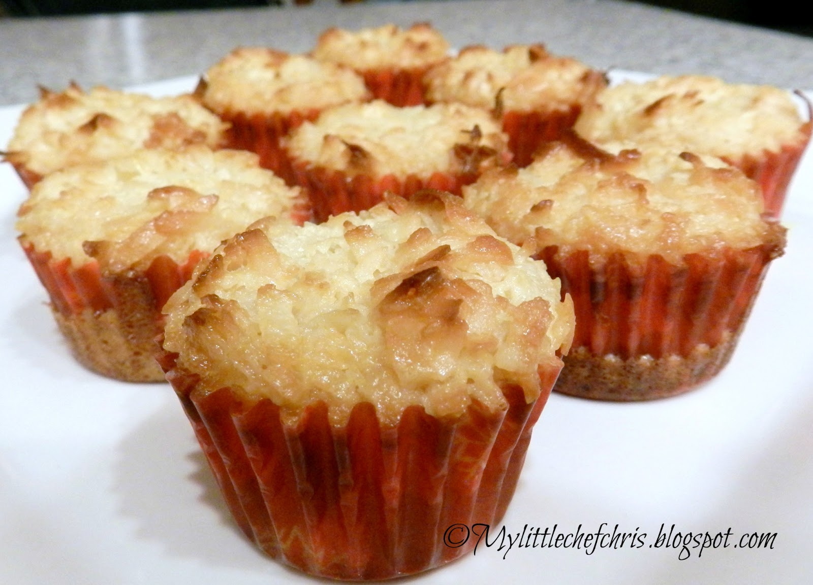 Coconut Macaroons ~ My Little Chef