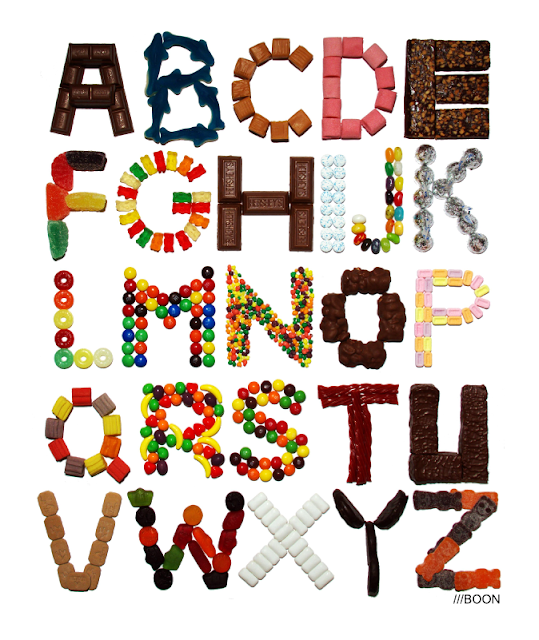 Mike BaBoon Design: Candy Alphabet