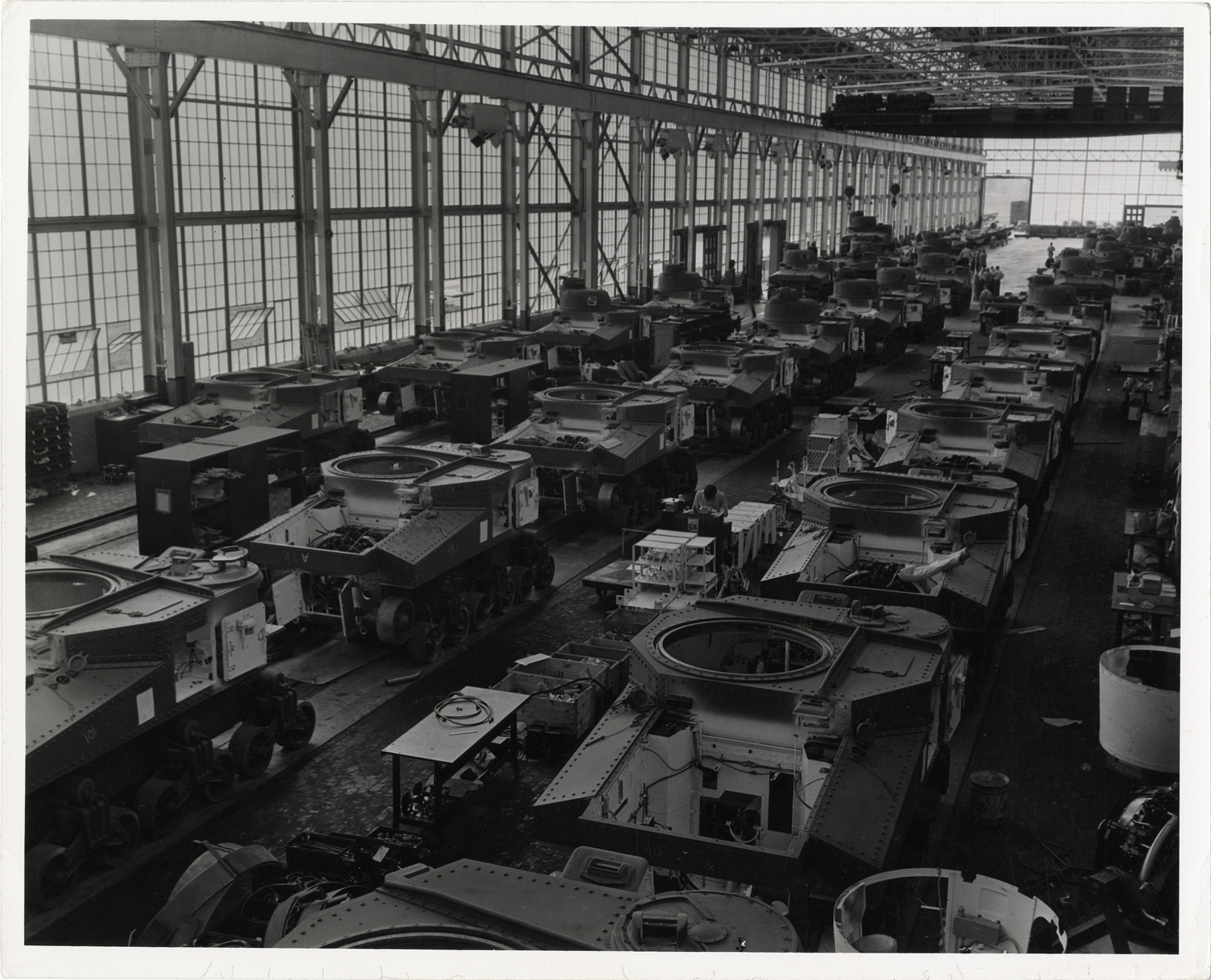 Just A Car Guy: Chrysler tank factory, WW2