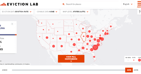 Maps Mania: The U.S. Eviction Rankings