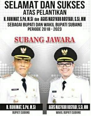 Pelantikan Bupati - Wakil Bupati Subang - TozSugianto
