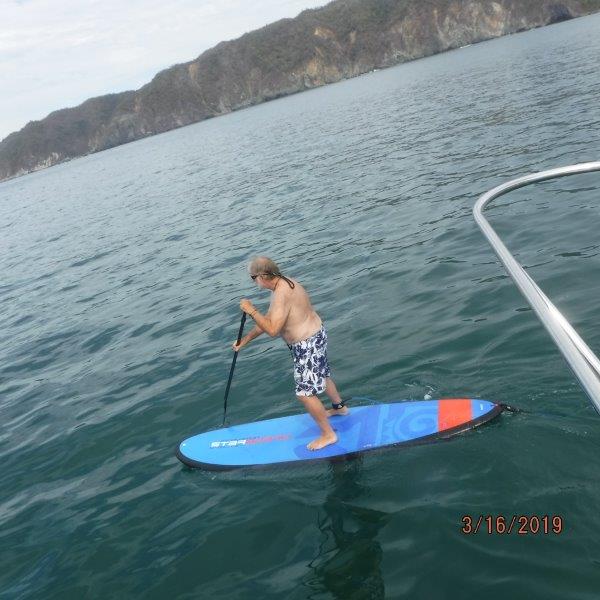 Chip & Debbie Willis on s\v Elegant'sea: Paddle boarding in ...