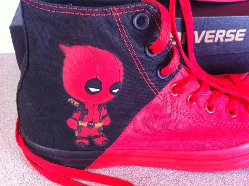 Whimsy by Kelly : Deadpool Converse