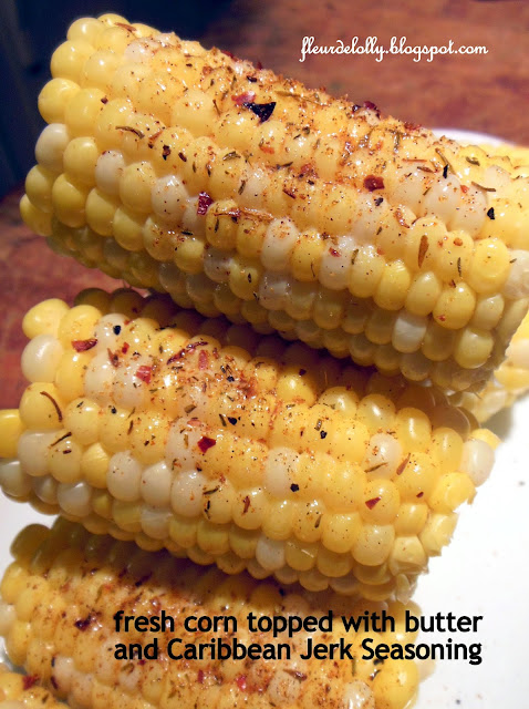 Fleur de Lolly: Corn on the Cob with Caribbean Jerk Seasoning