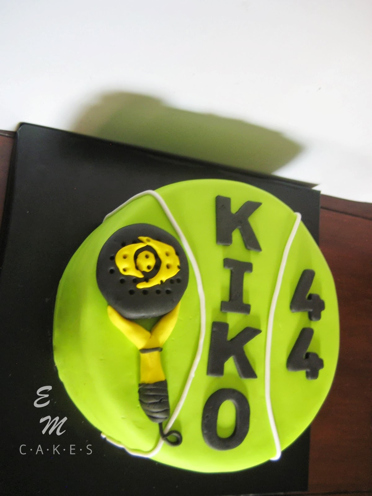 EM Cakes : Bizcocho (sin gluten) para un jugador de pádel