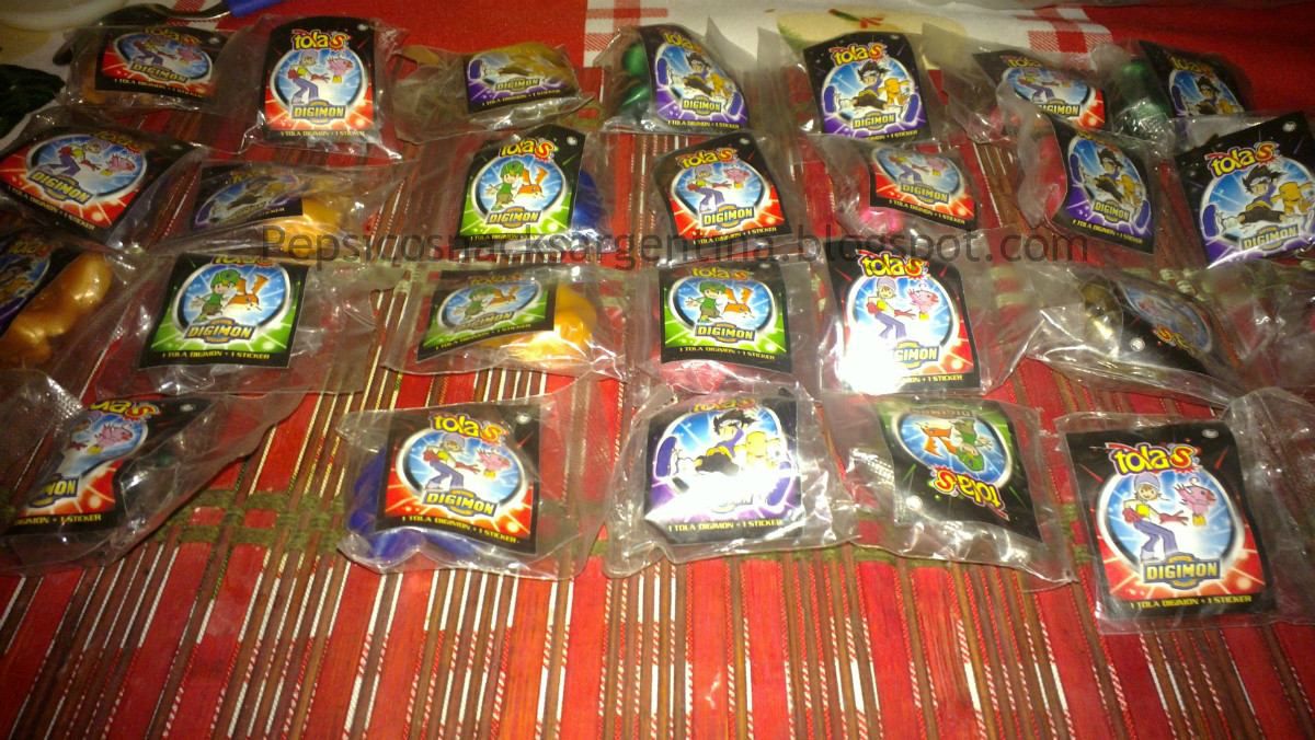 Colecciones de Pepsico Snacks: 2001. Promo Digimon (Tolas)