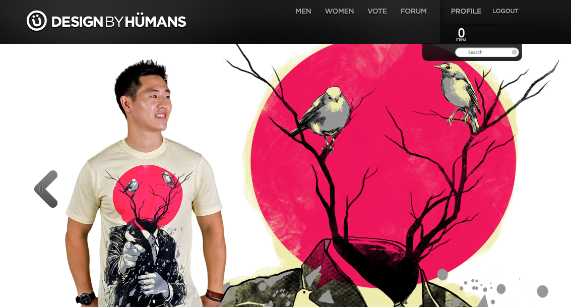 Graphism'BloG: Design by Humans: boutique de teeshirt et concours de ...